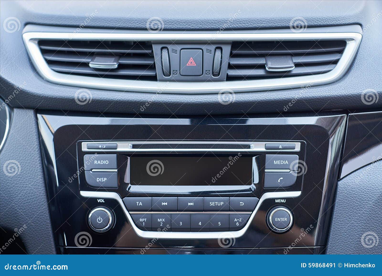 Console panel of the car stock image. Image of adjusting - 59868491