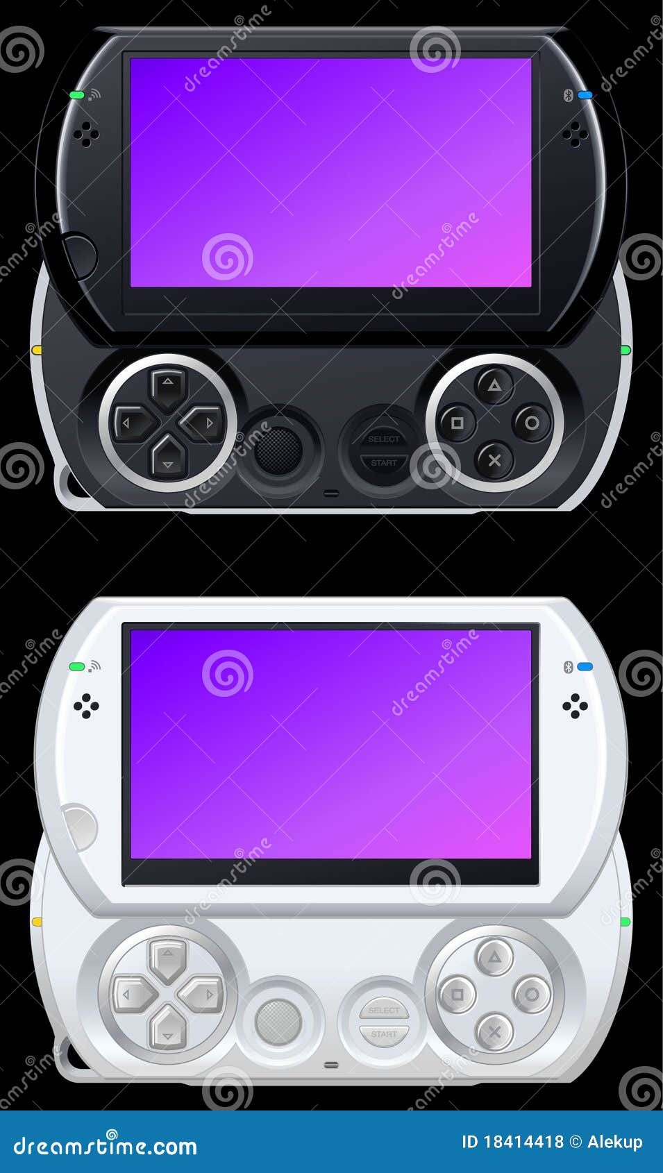 Console Portative De Jeu Vidéo Photo stock éditorial - Illustration du ...