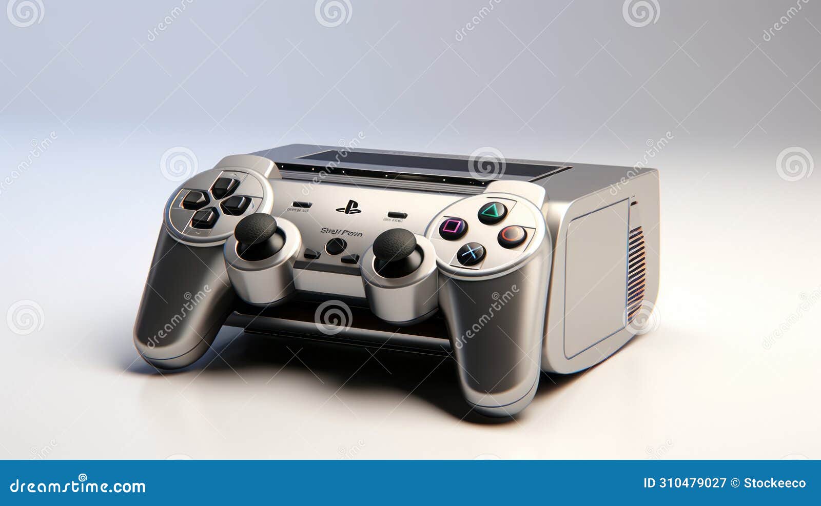 High-quality Console Isolated on White Background in High Resolution ...