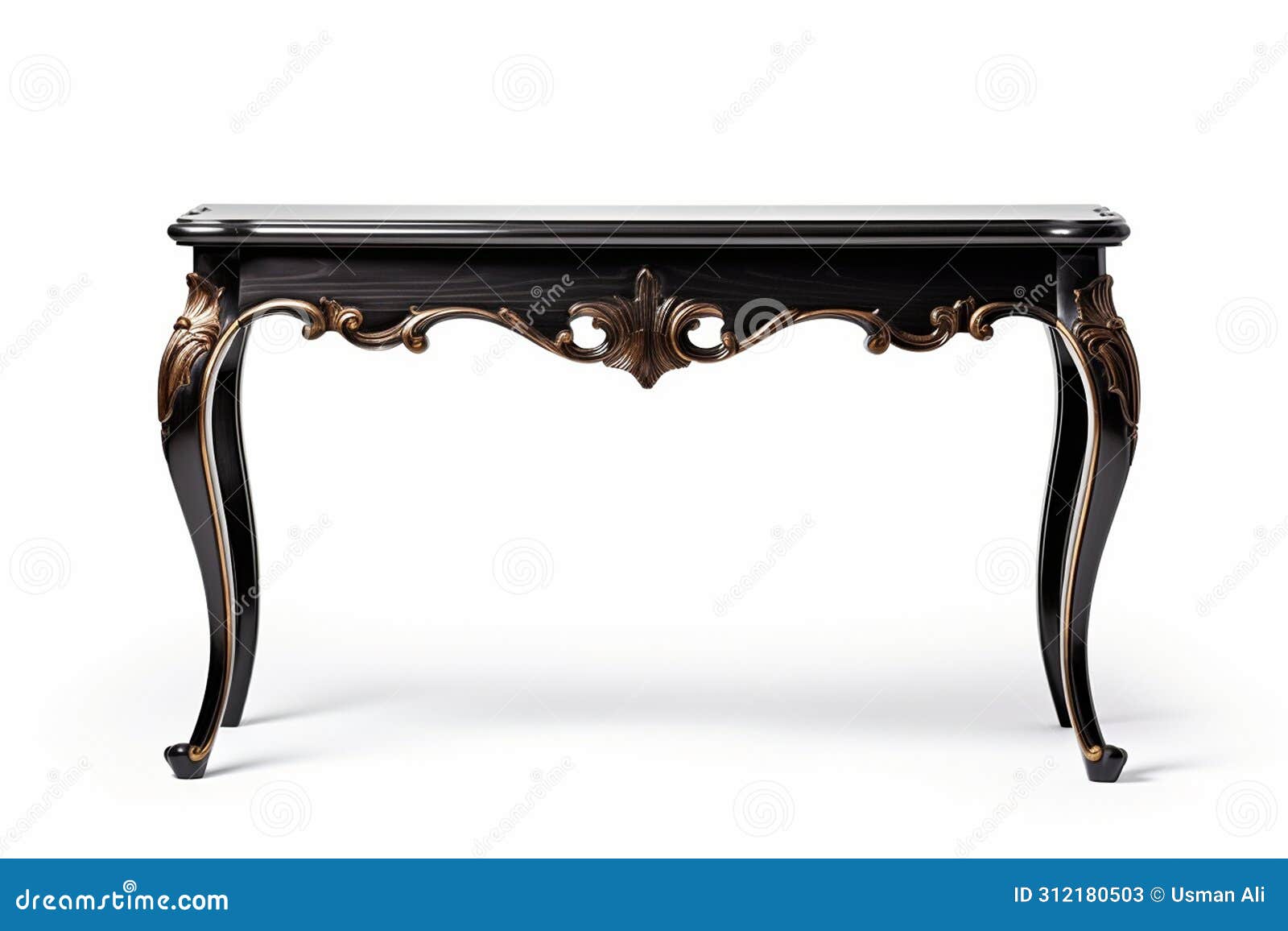Console Table with Transparent Background. AI Stock Illustration ...