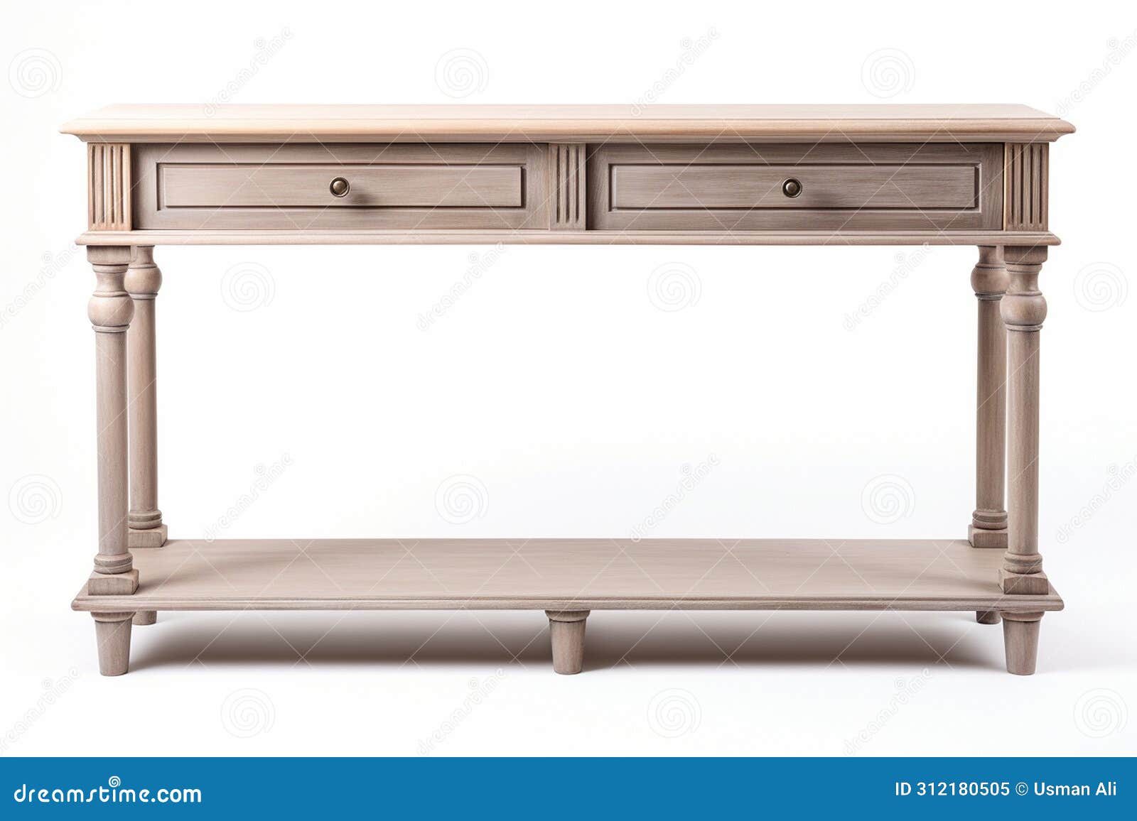 Console Table with Transparent Background. AI Stock Illustration ...