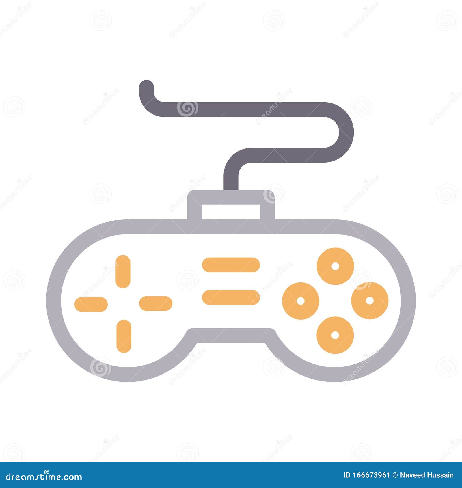 Console Vector Color Line Icon Stock Illustration - Illustration of ...