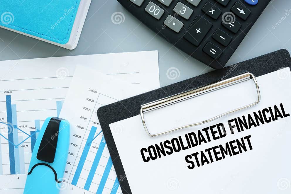 Consolidated Financial Statement CFS is Shown Using the Text Stock ...