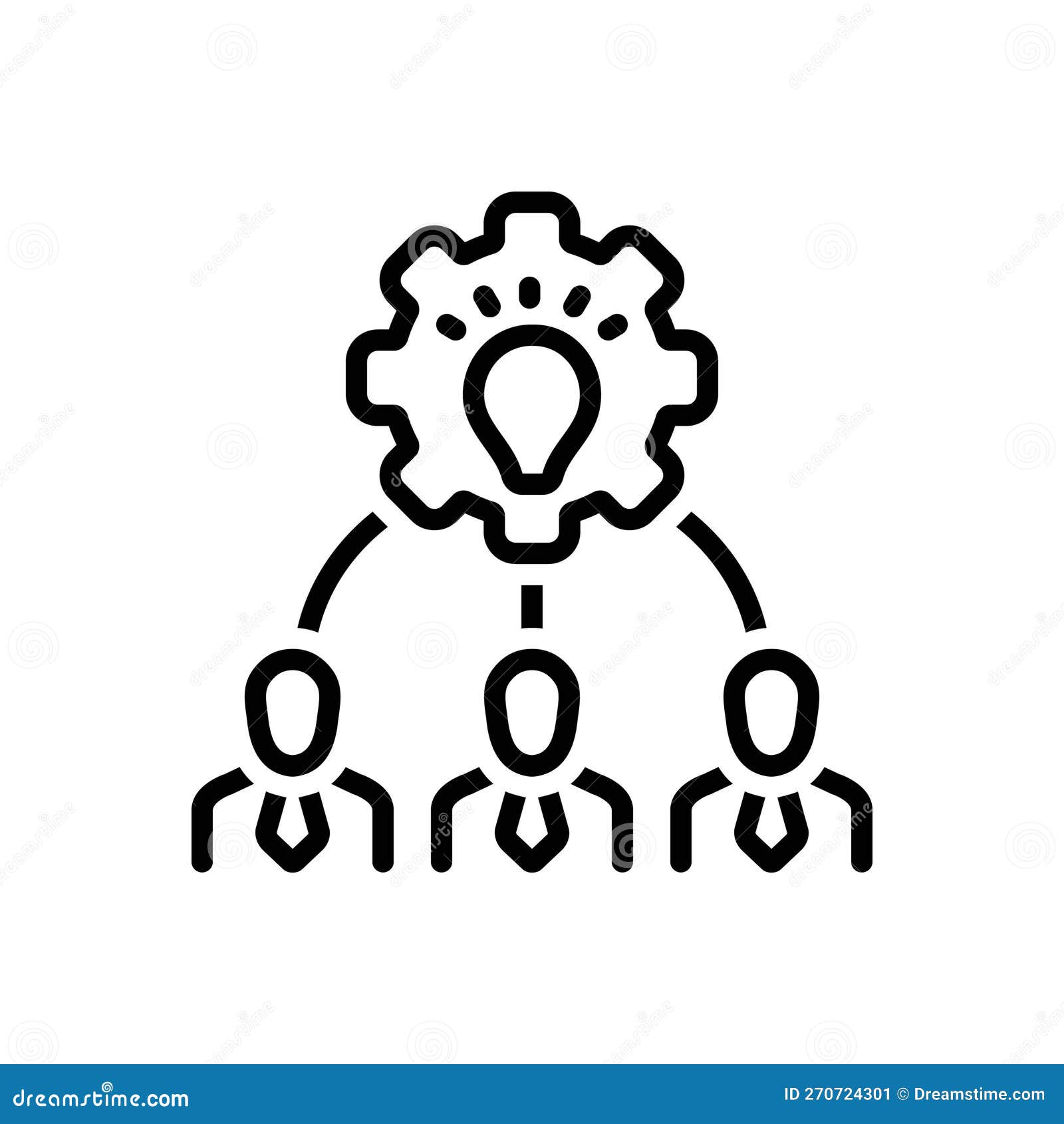 Black Line Icon for Consolidated, Compound and Connect Stock Vector ...