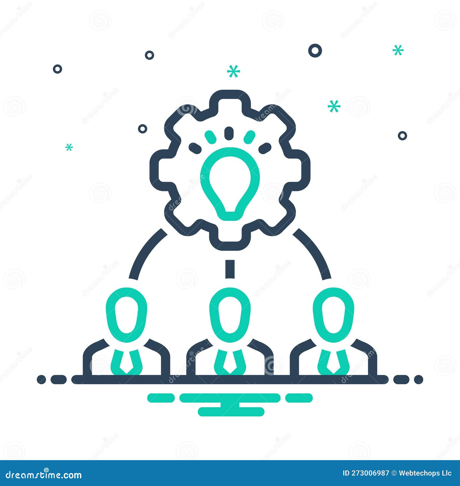 Mix Icon for Consolidated, Compound and Structure Stock Vector ...