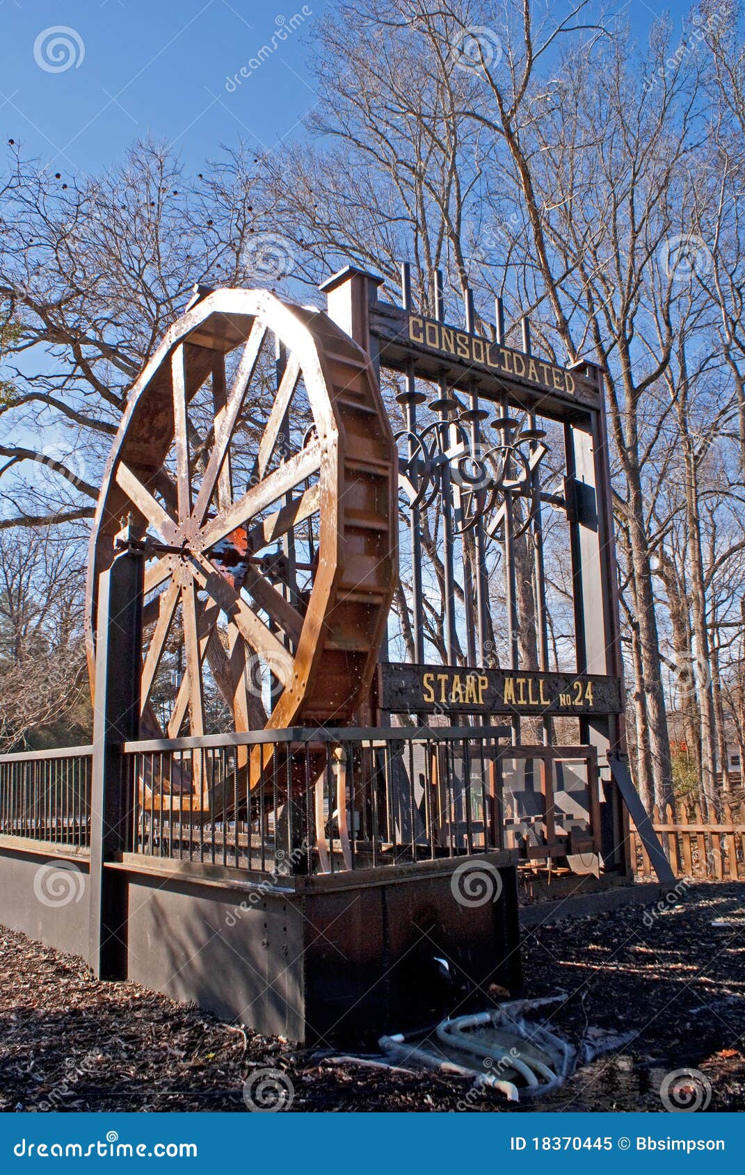 Consolidated Stamp Mill in Dahlonega Georgia Editorial Image - Image of ...