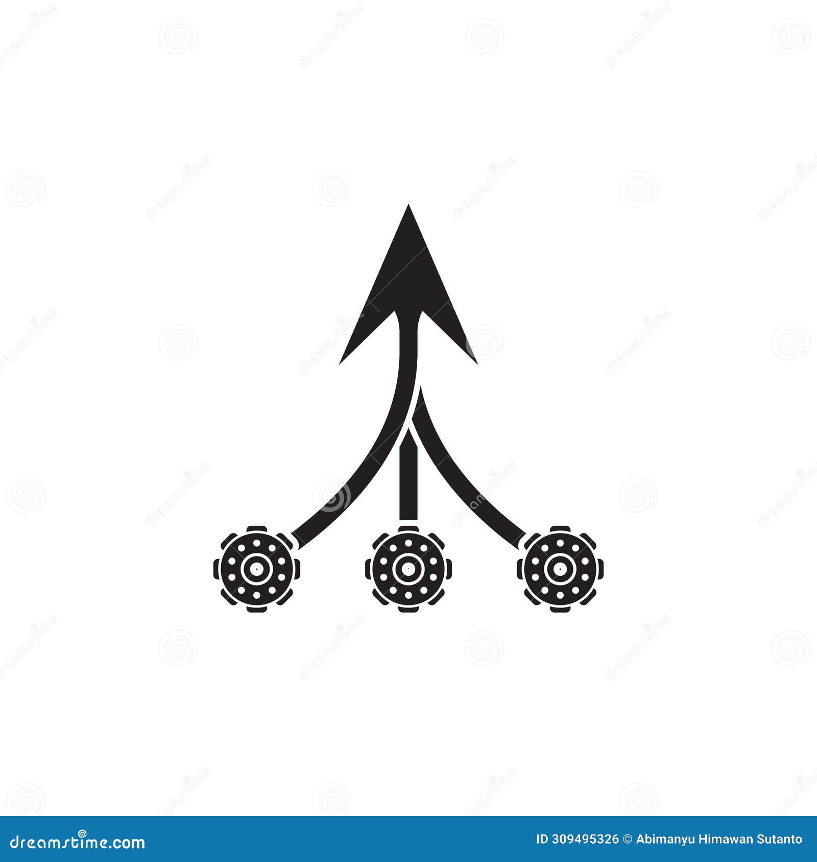 Consolidation icon vector stock illustration. Illustration of union ...