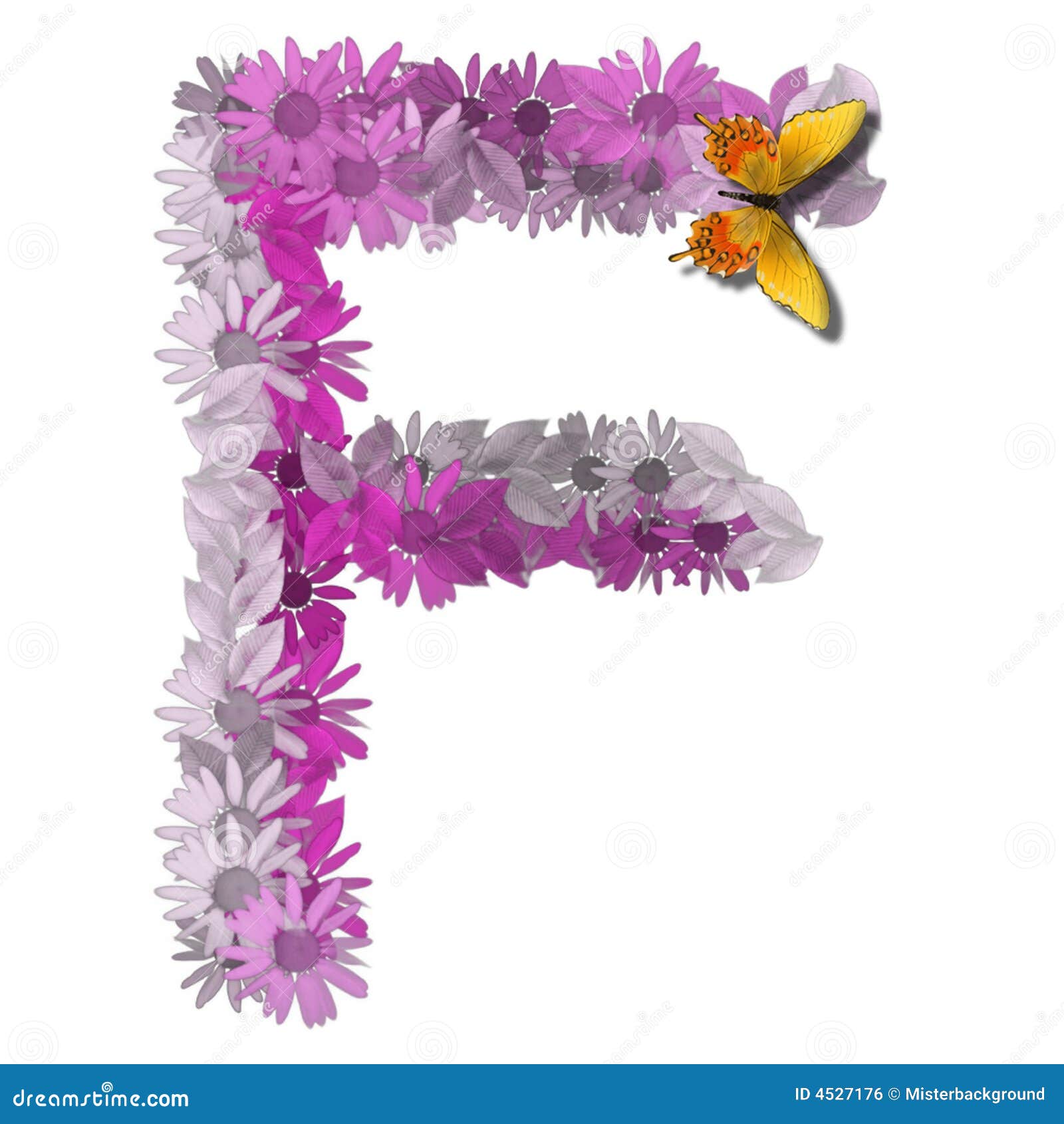 Consonne F De Lettre Alphabétique Image libre de droits - Image: 4527176