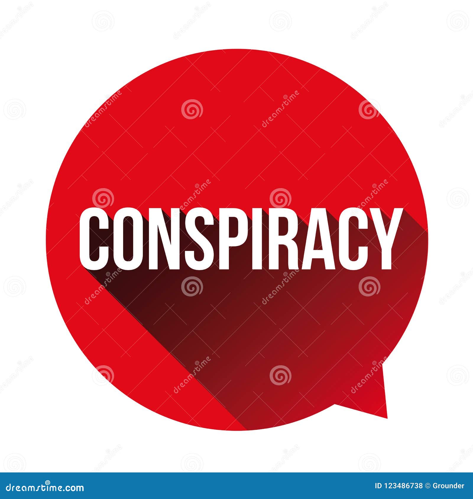 Conspiracy Sign Speech Bubble Stock Vector - Illustration of alchemy ...