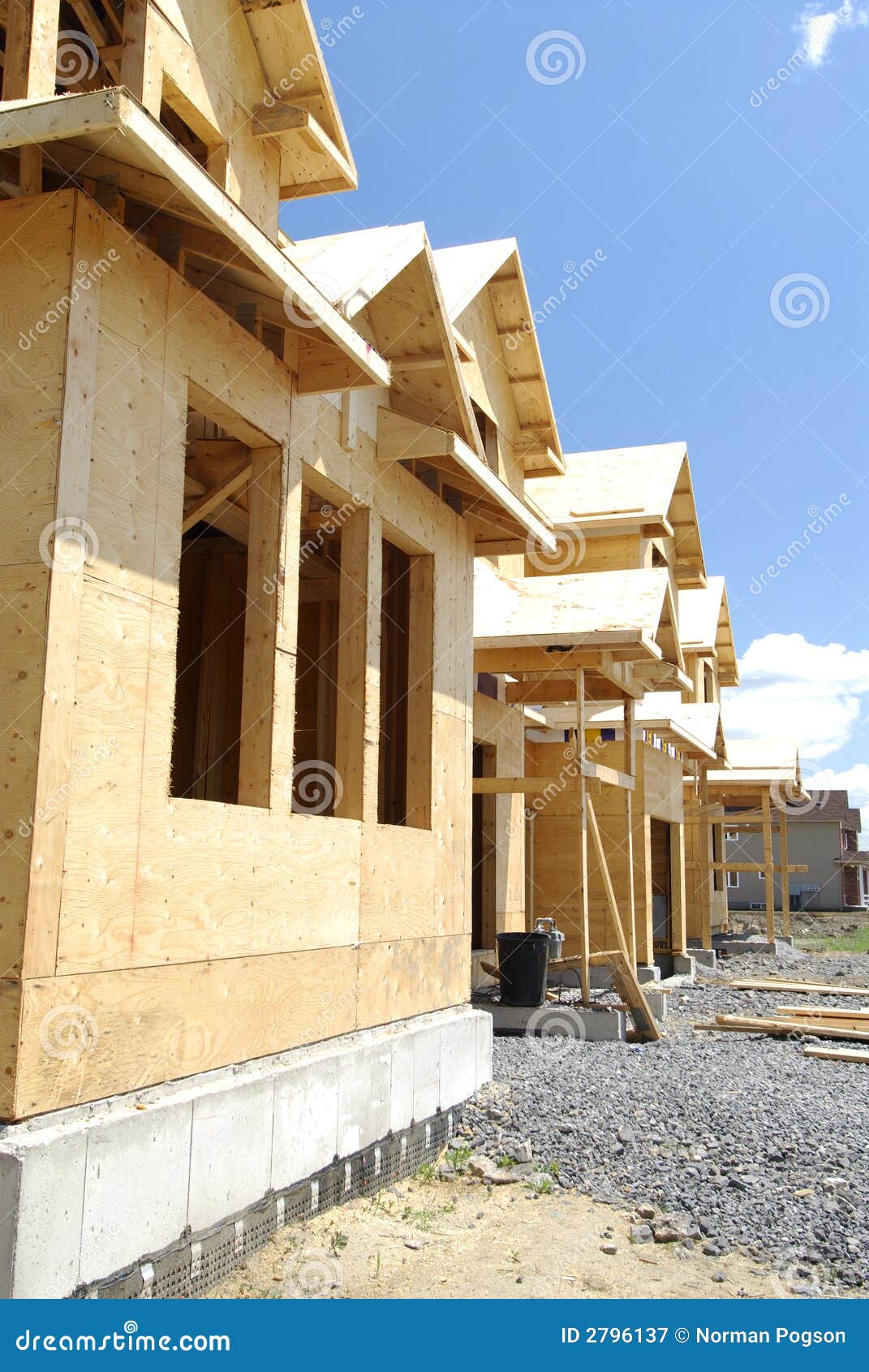 Consrtuction Site stock image. Image of residential, division - 2796137