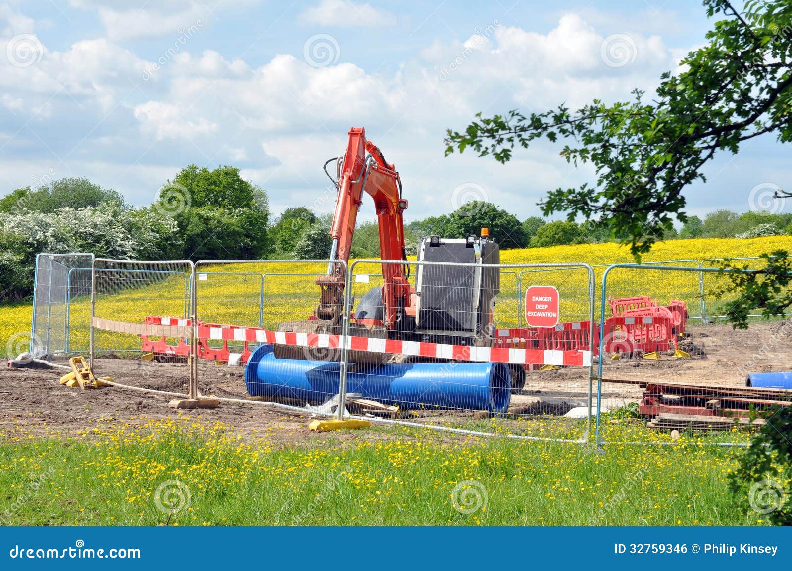 Consruction Site Compound stock photo. Image of field - 32759346