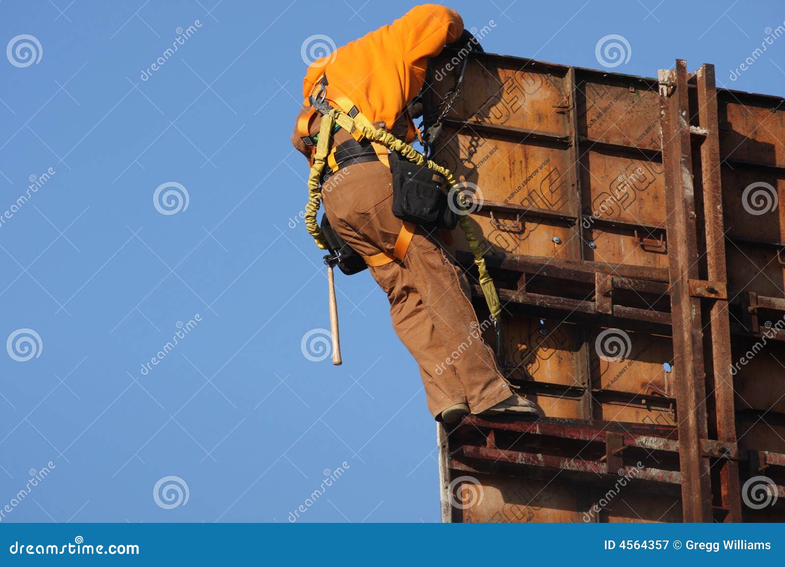 Consruction worker 2 stock image. Image of industrial - 4564357