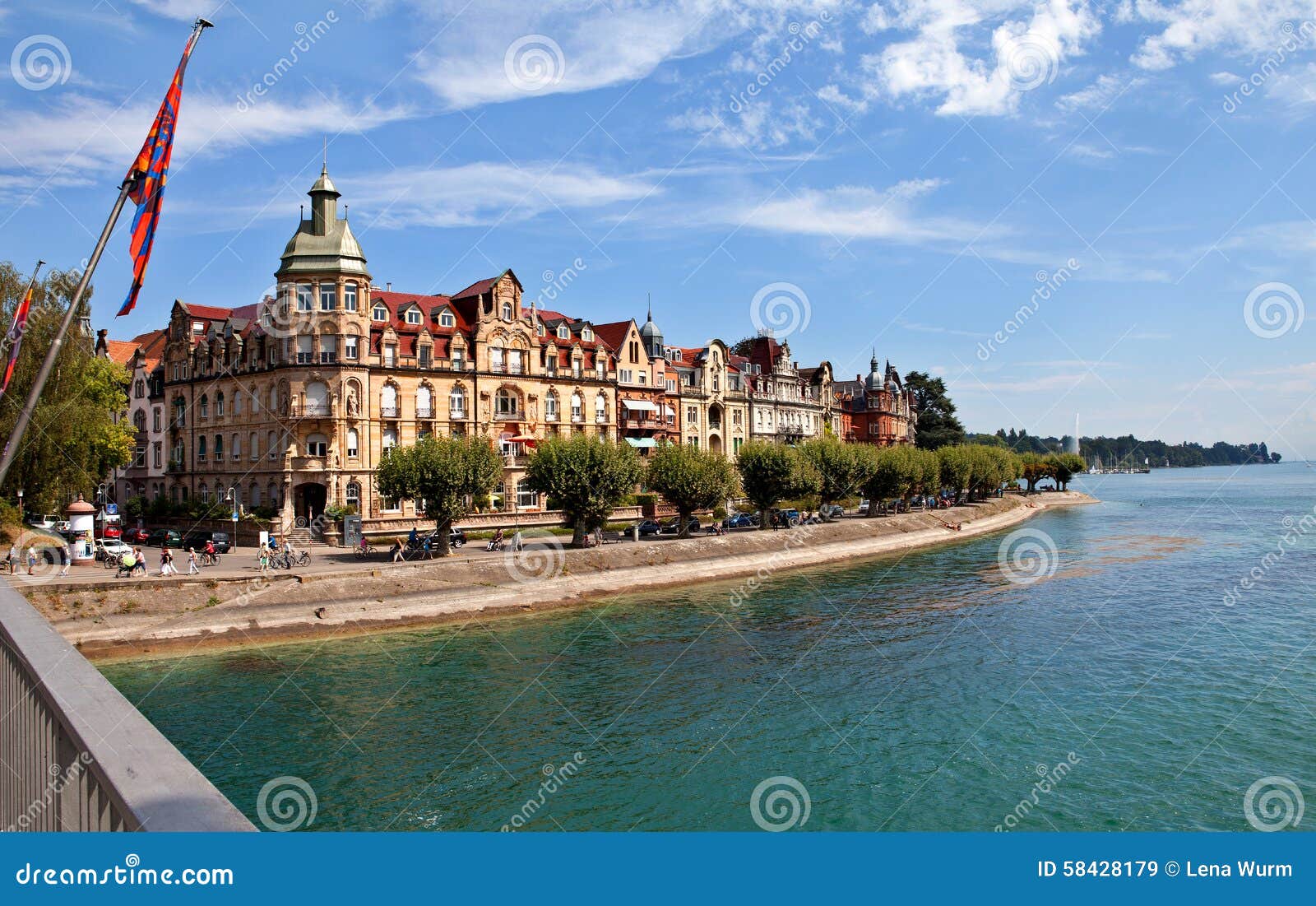 Constance, Le Lac De Constance (Bodensee) Image stock - Image du bleu ...
