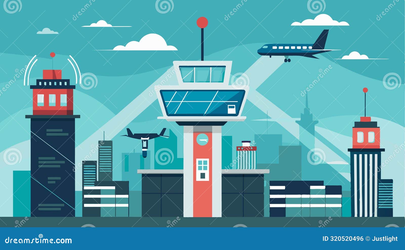 The Control Towers Sinister Silhouette Is Often The Only Thing Visible ...