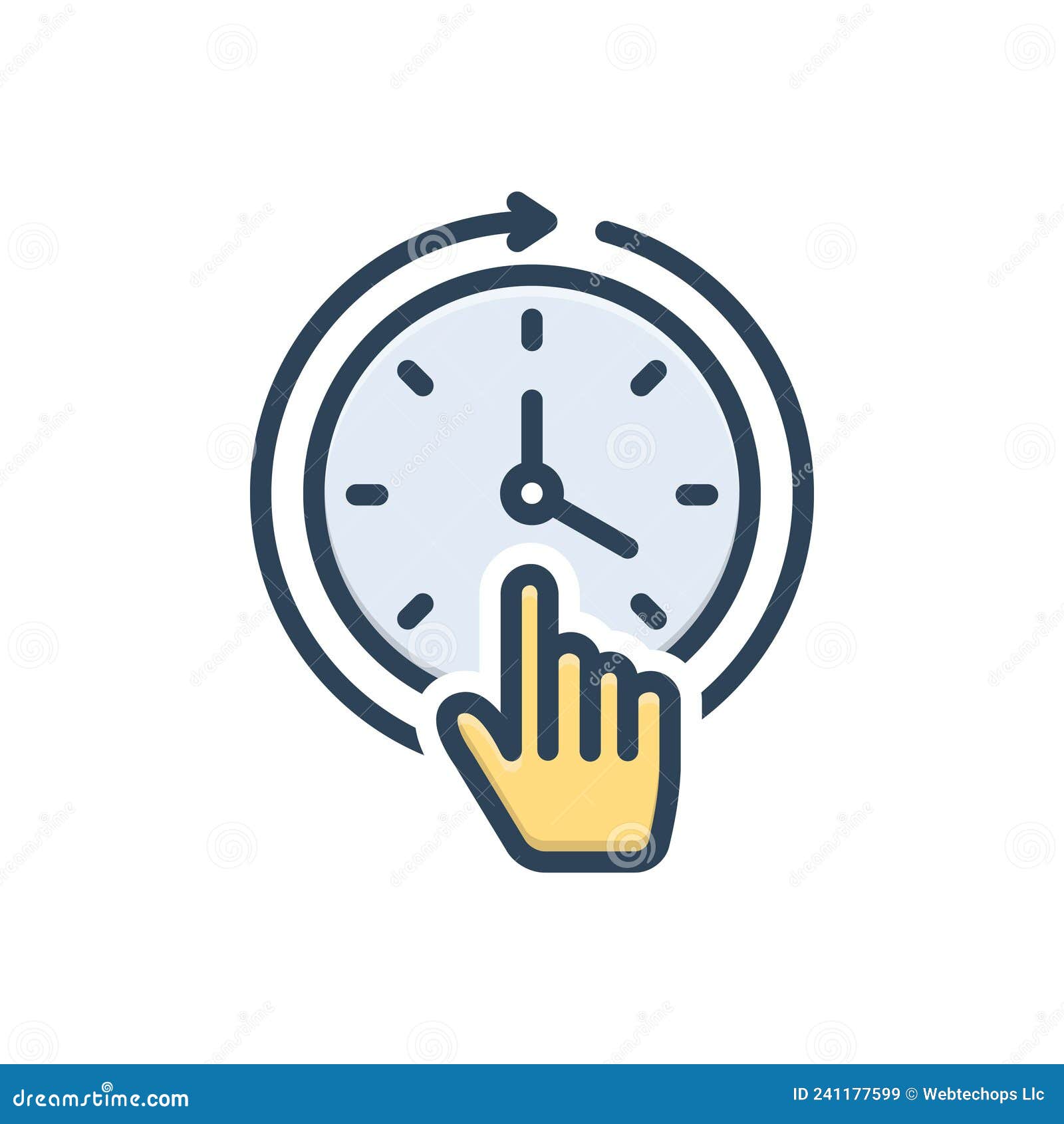 Color Illustration Icon for Constant, Consistent and Everyday Stock ...