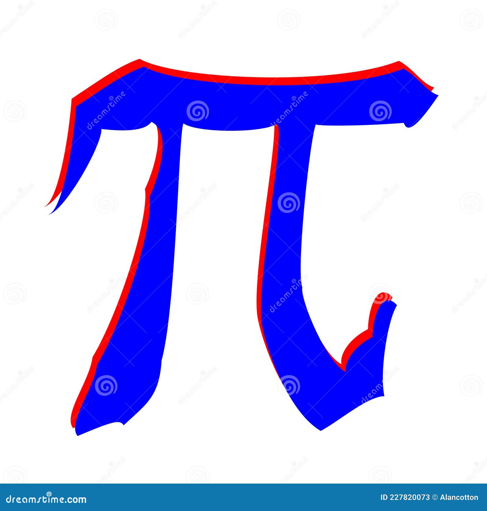 Pi Constant Symbol Icon Vector Sign And Symbol Isolated On White ...