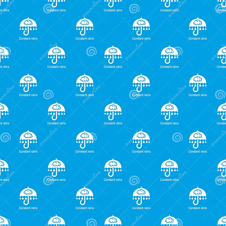 Constant Rain Pattern Vector Seamless Blue Stock Vector - Illustration ...