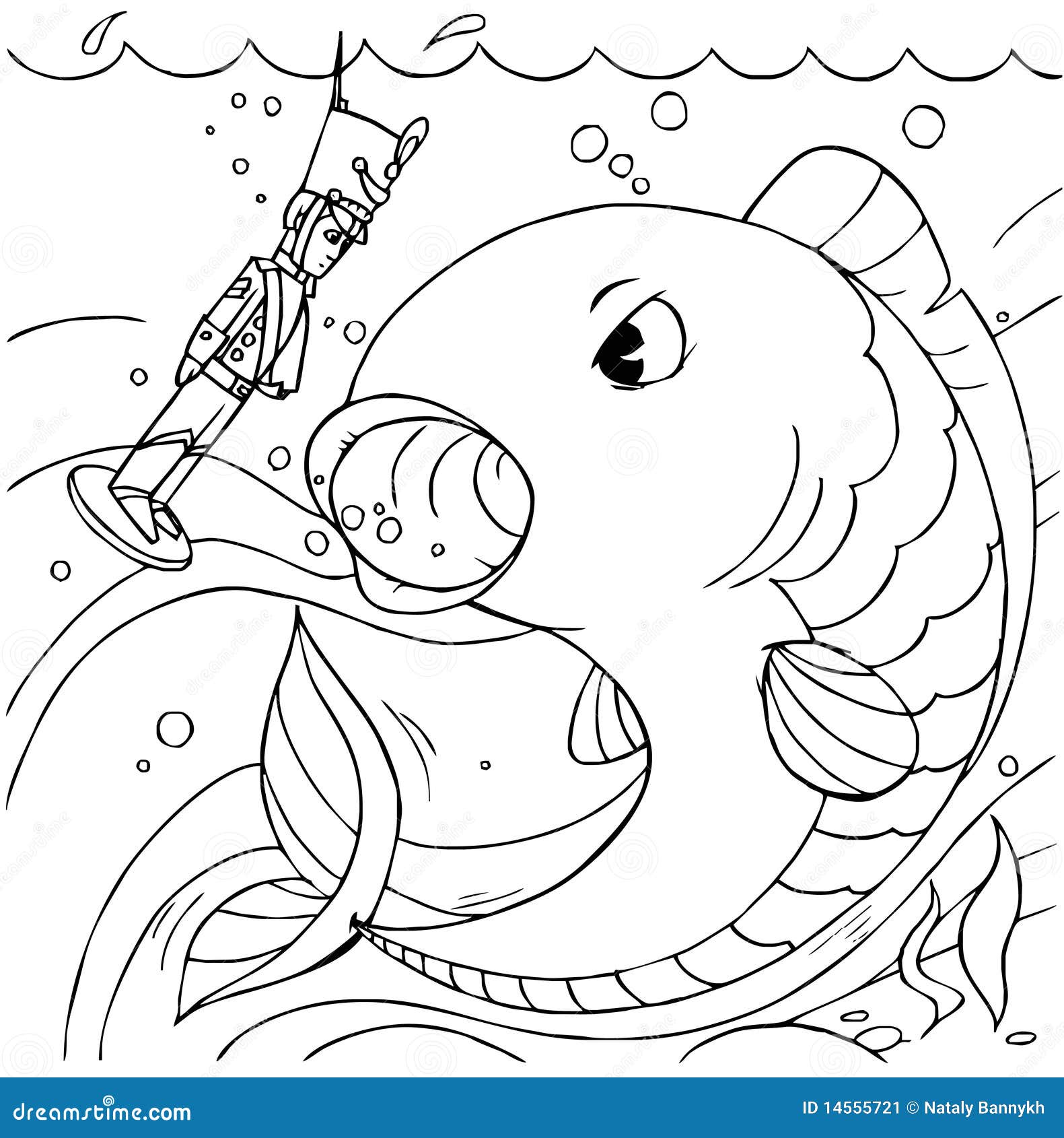 Constant Tin Soldier and Fish Stock Illustration - Illustration of ...