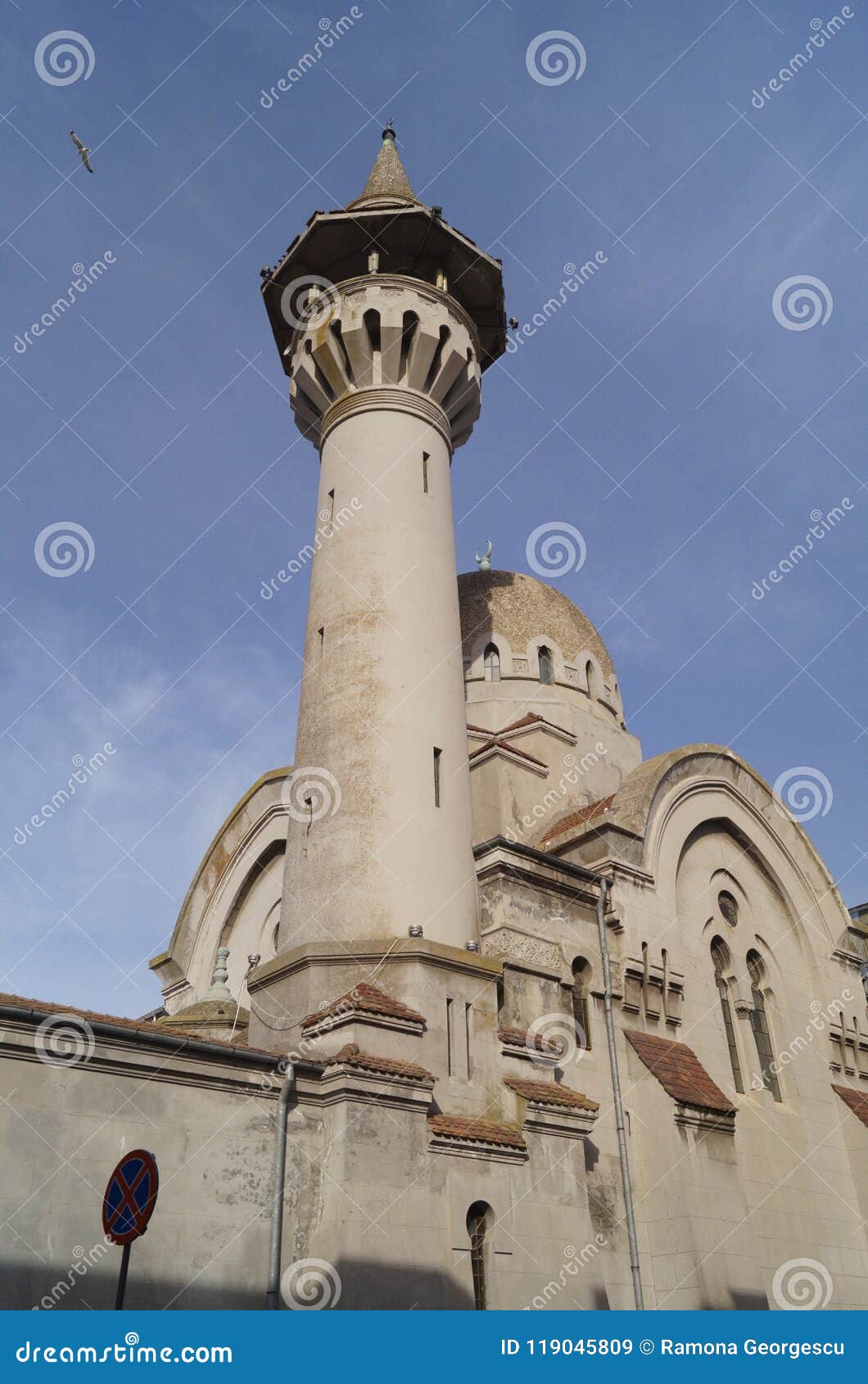 Constanta City Centre Old Mosque, Romania Stock Image - Image of islam ...