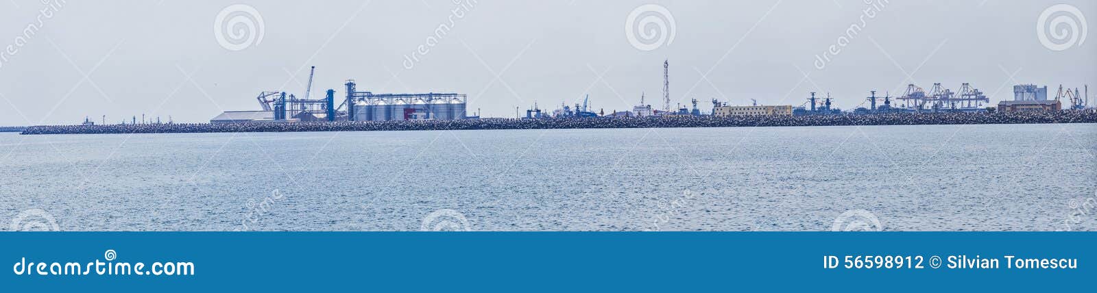 Constanta shipyard stock photo. Image of water, industrial - 56598912