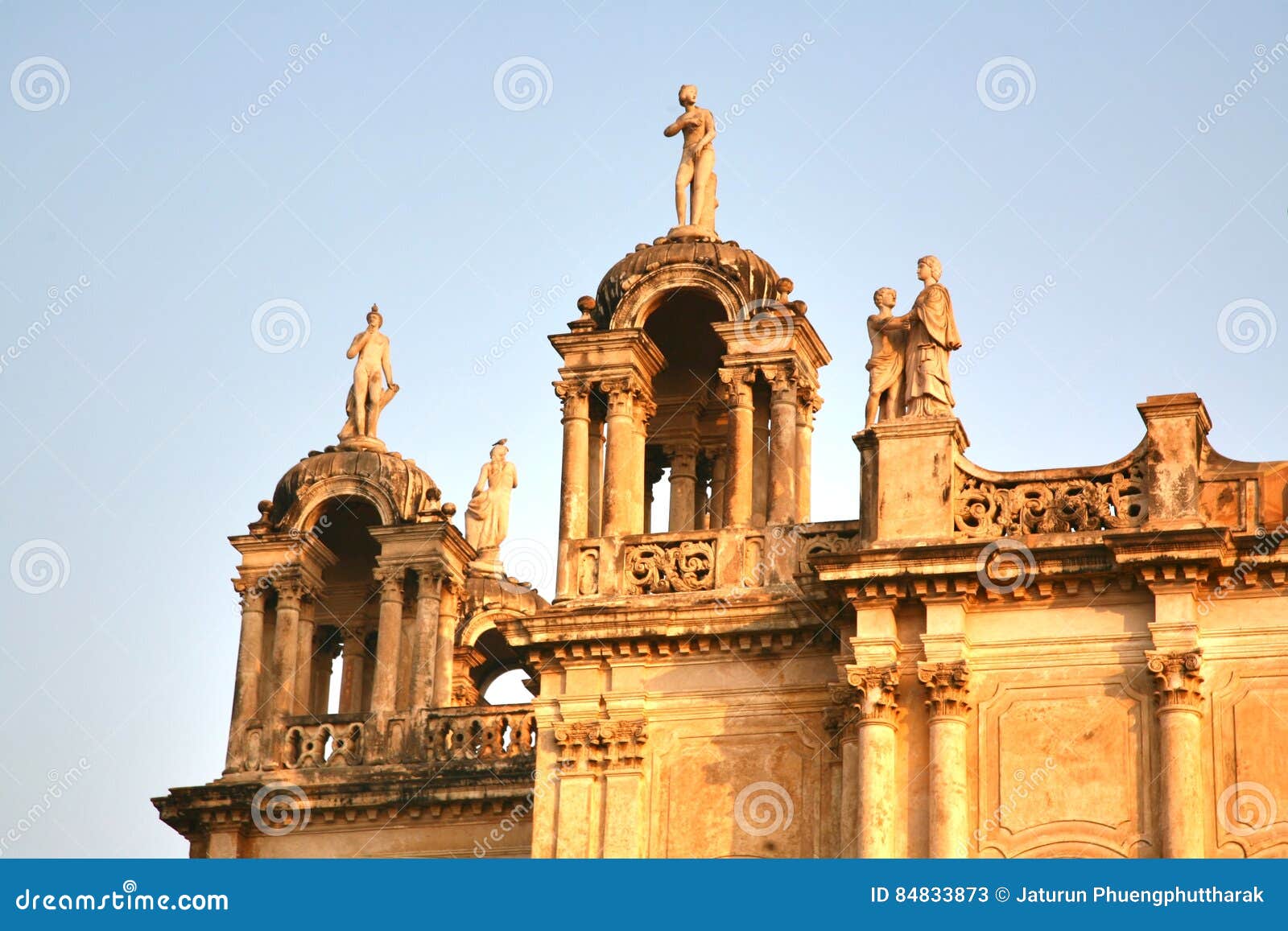 Constantia House Located in Lucknow, India Stock Image - Image of tower ...