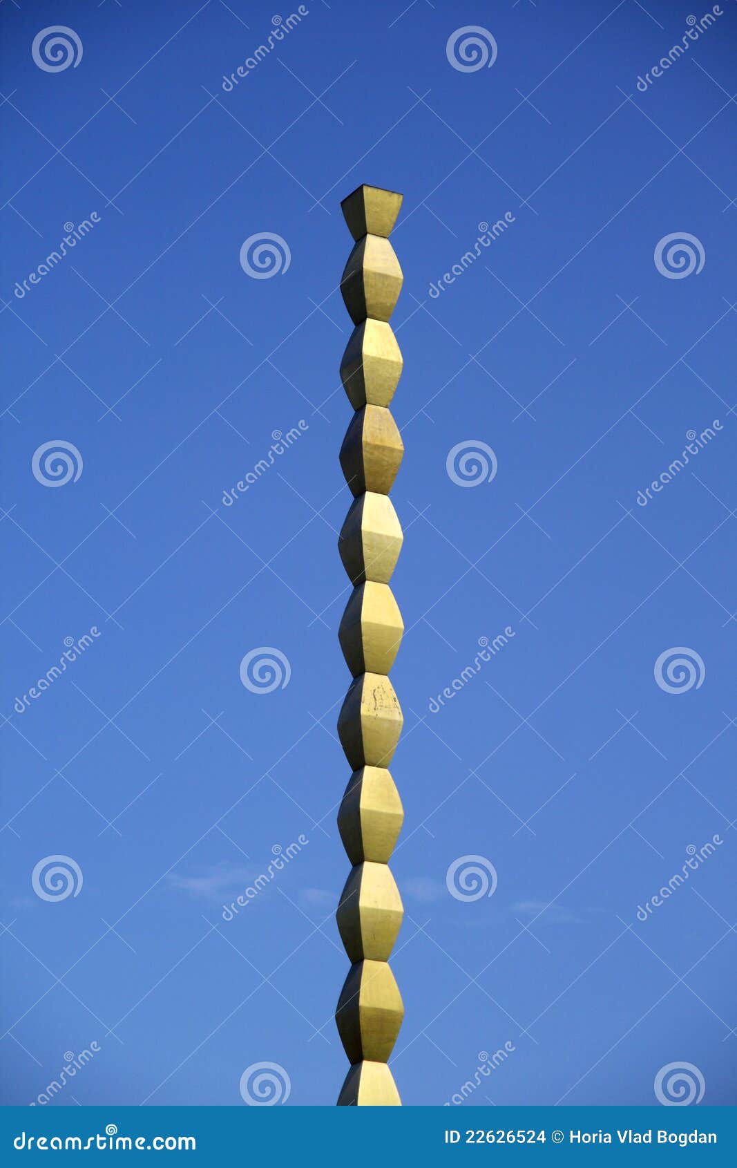 Constantin Brancusi S the Infinite Column Stock Photo - Image of ...