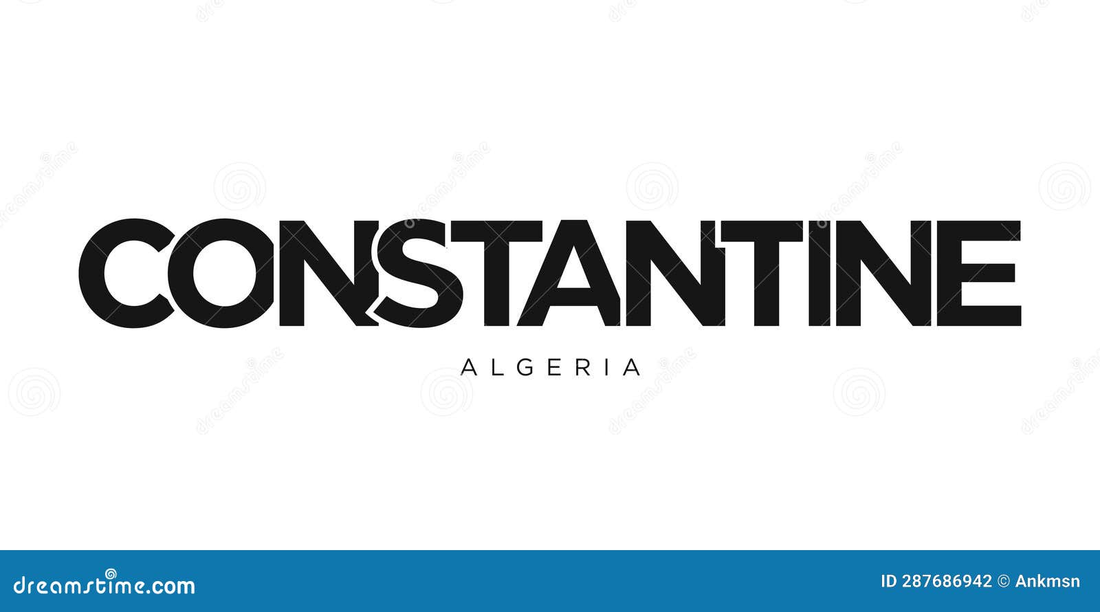 Constantine in the Algeria Emblem. the Design Features a Geometric ...