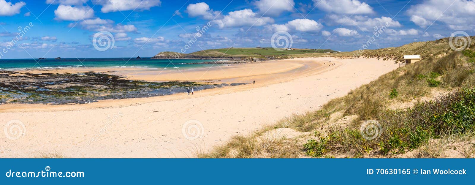 Constantine Bay Cornwall England Immagine Stock - Immagine di ...