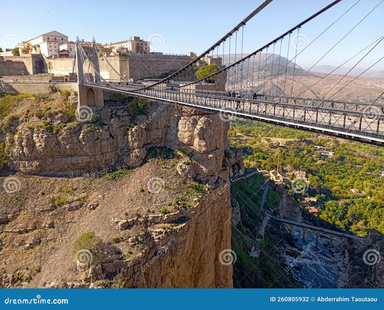 Constantine, the City of Bridges, Algeria Stock Photo - Image of river ...