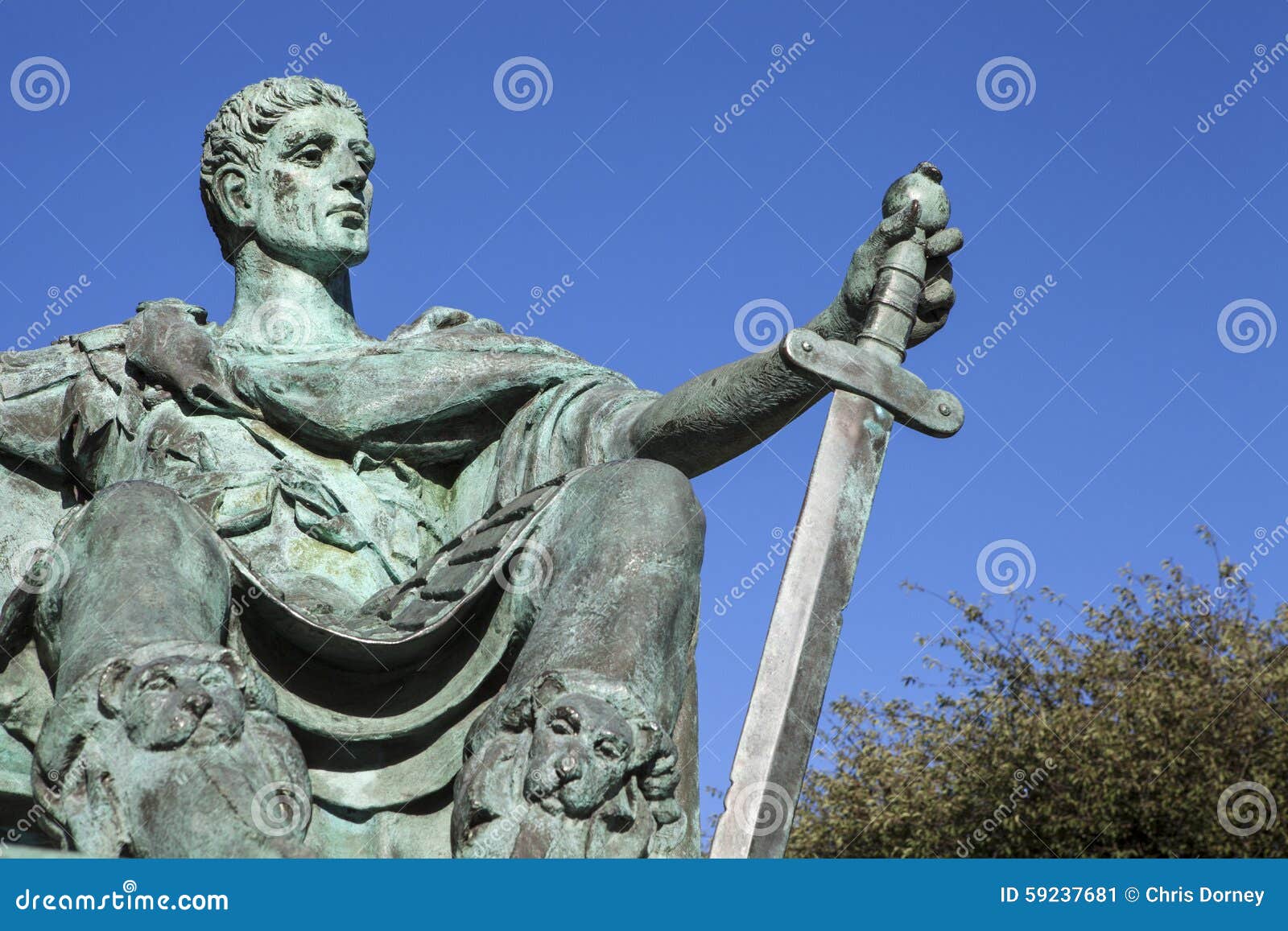 Constantine the Great Statue in York Editorial Photo - Image of british ...