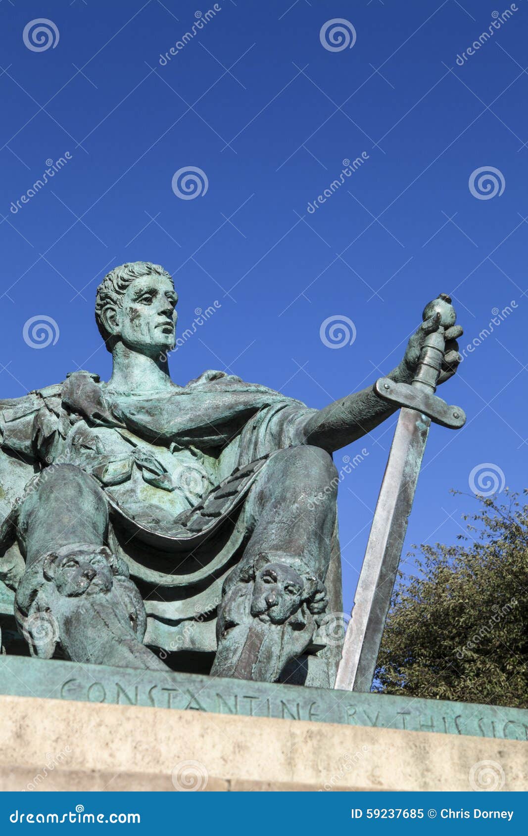 Constantine the Great Statue in York Editorial Image - Image of ...