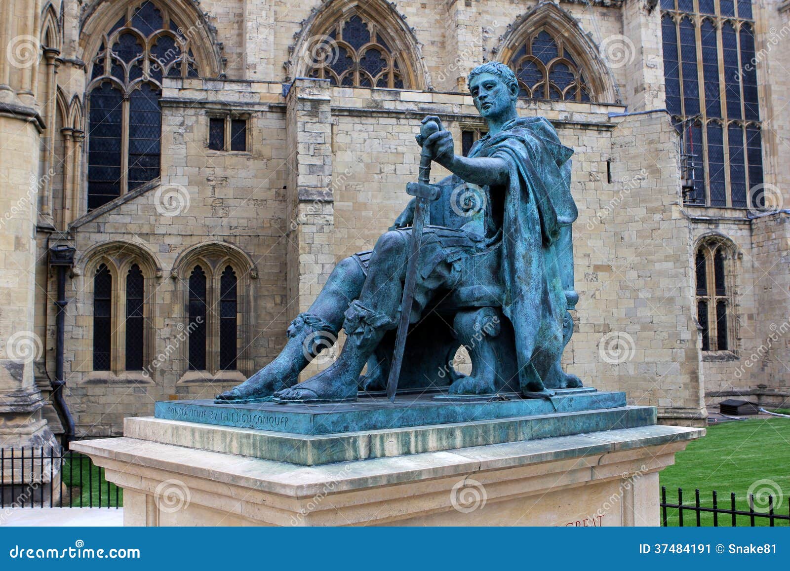 Constantine Le Grand, York, Angleterre Photo éditorial - Image du grand ...