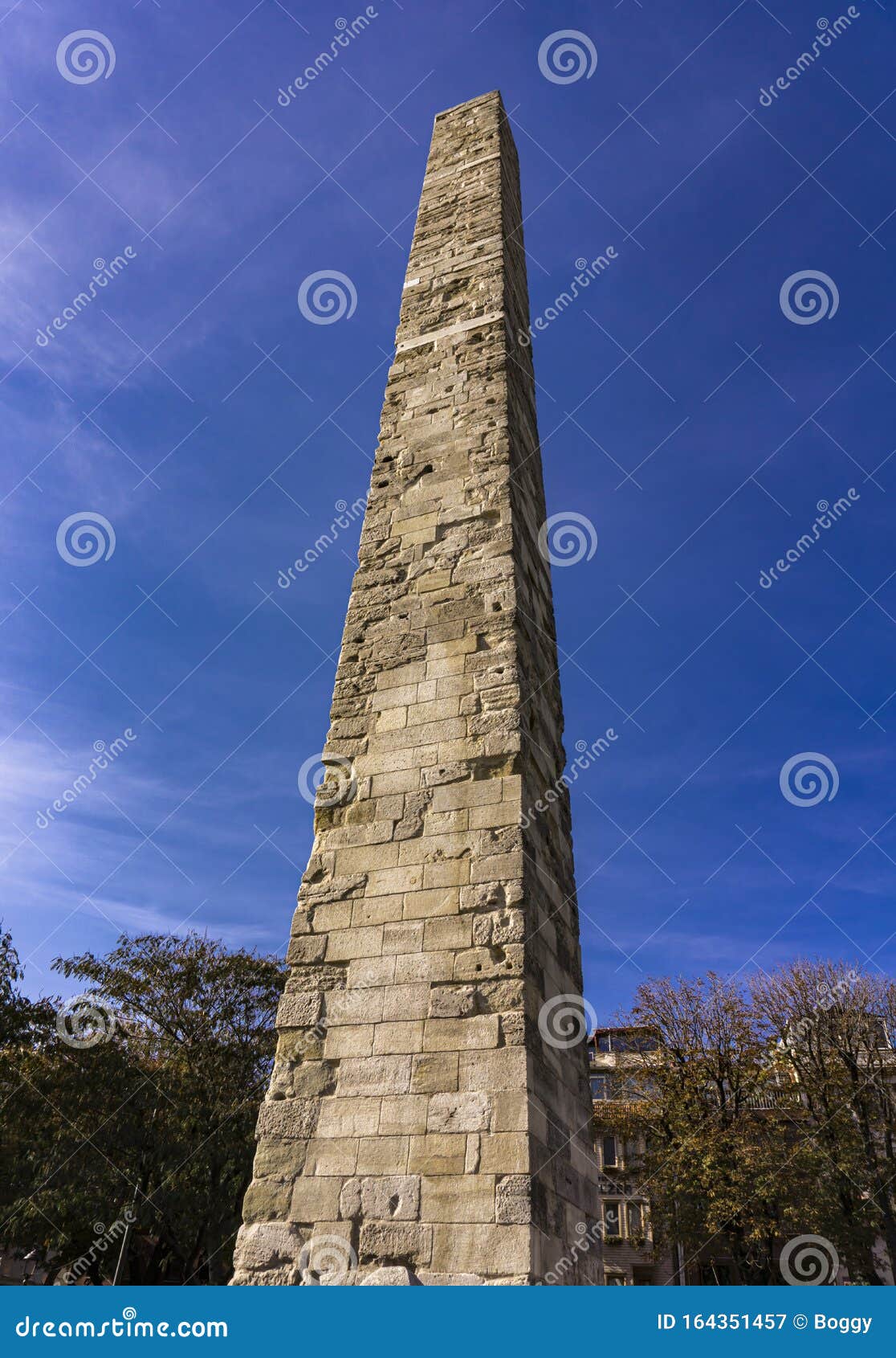 Constantine Obelisk in Istanbul, Turkey Stock Image - Image of europe ...