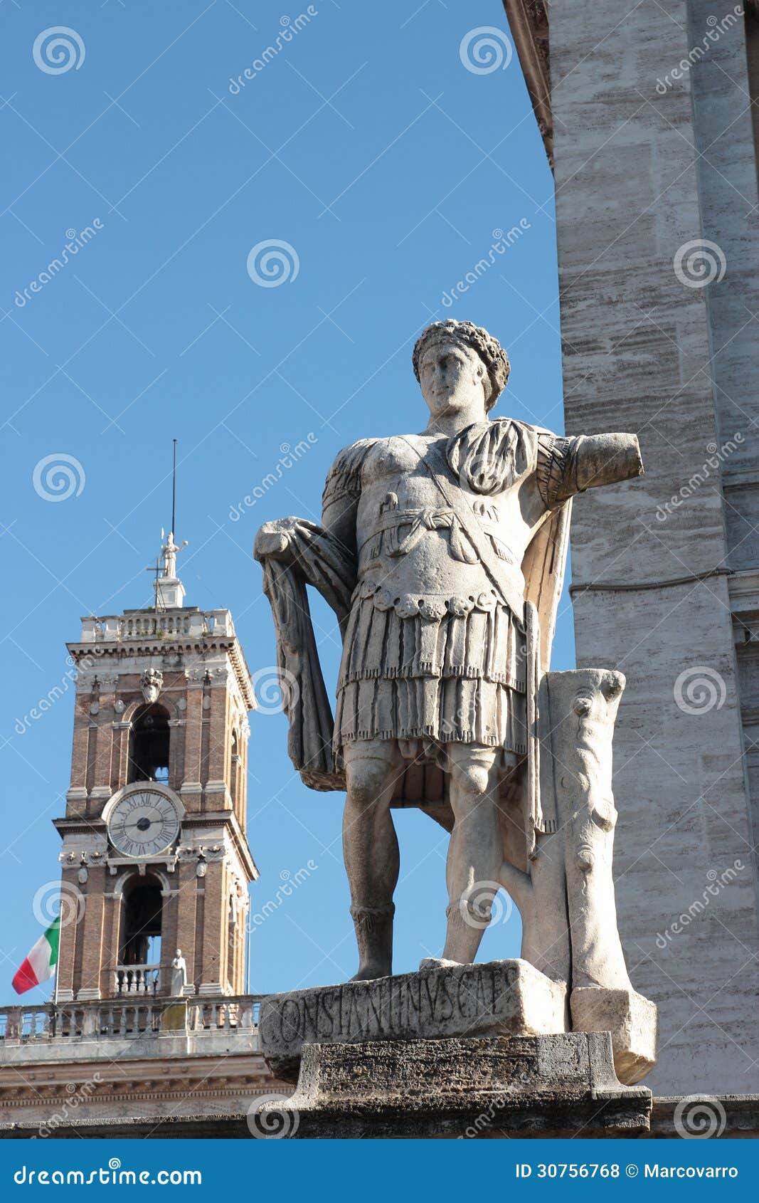 Constantine Statue stock photo. Image of rome, statue - 30756768