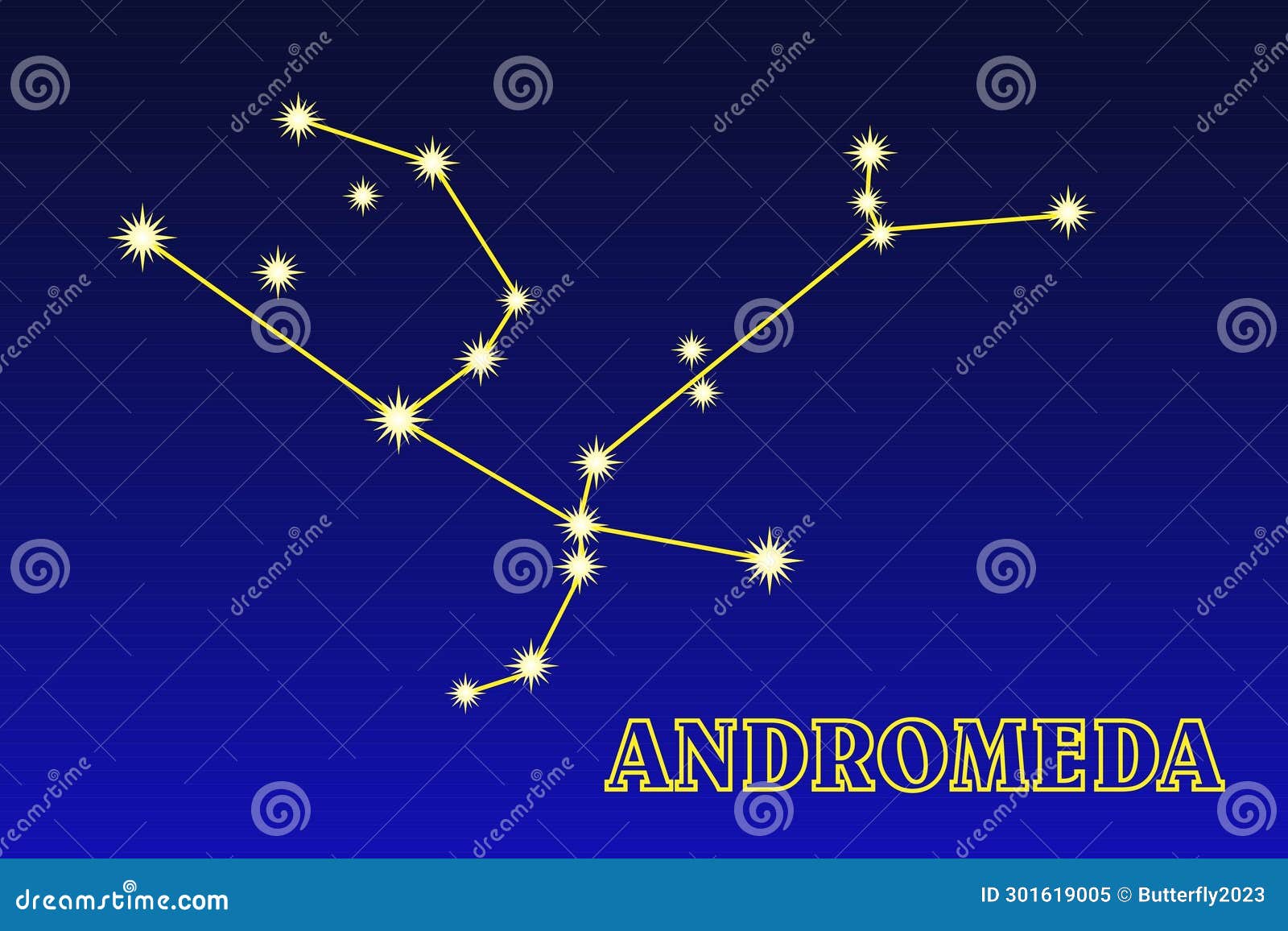 Constellation Of Andromeda Stock Photography | CartoonDealer.com #114342542