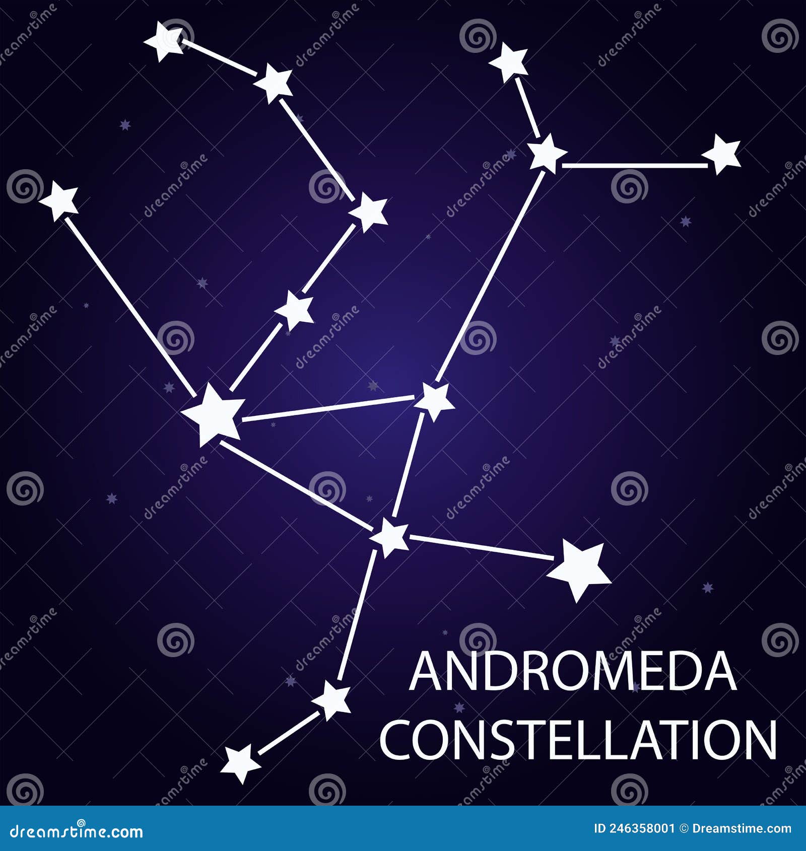 Constellation Of Andromeda Stock Photography | CartoonDealer.com #114342542