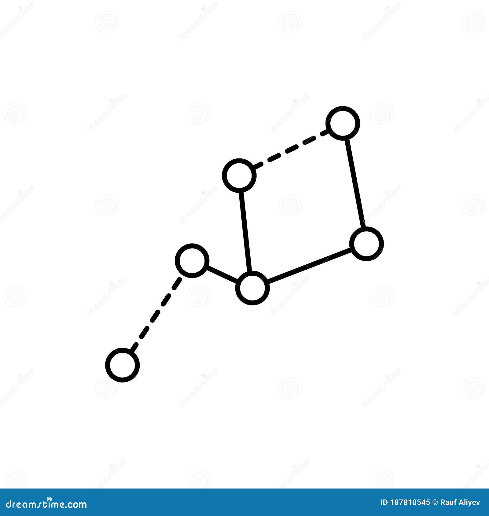 Constellation Concept Line Icon. Simple Element Illustration ...