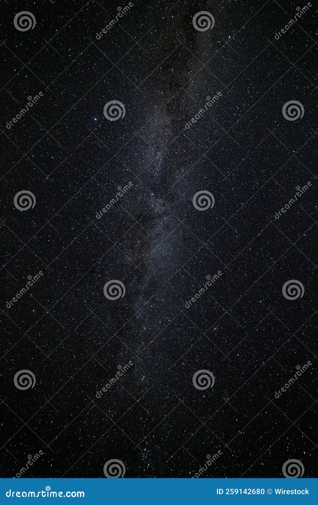 Constellation in a Dark, Starry Night, Vertical, Background Stock Photo ...