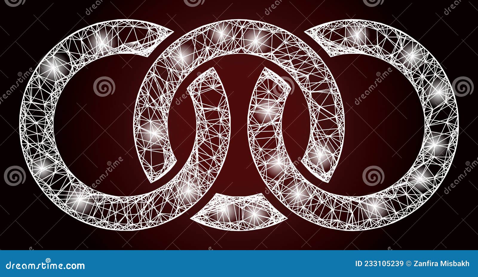 2D Mesh Circle Stencils Map Of Kuwait With Scratched Stamp Royalty-Free ...