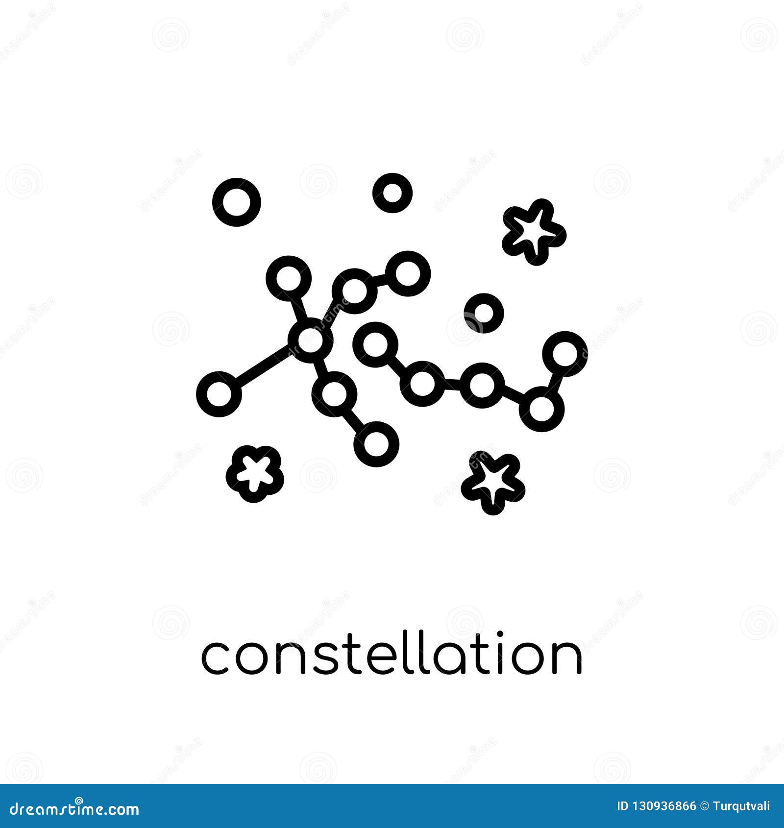 Constellation Icon from Astronomy Collection. Stock Vector ...