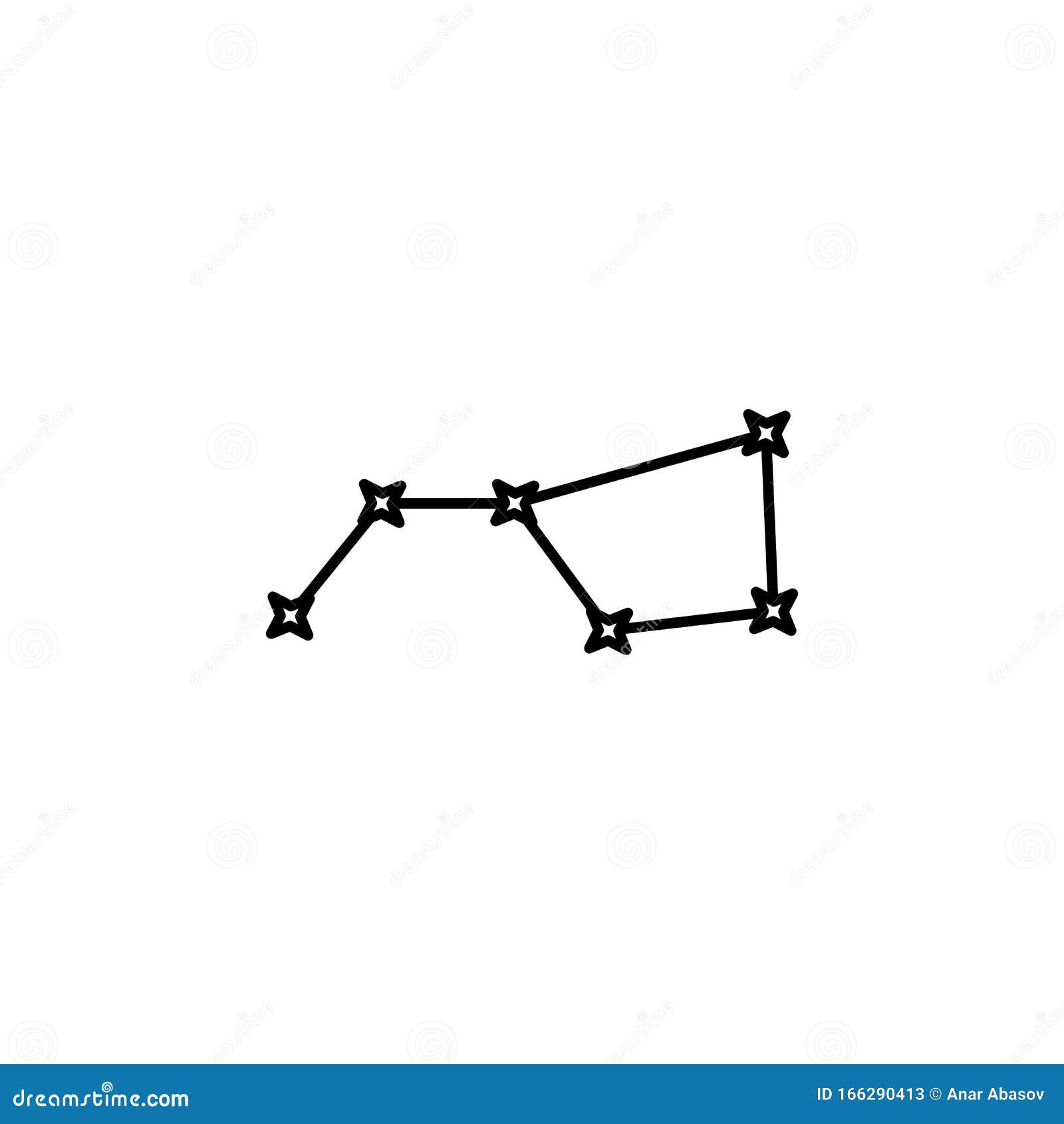 Constellation Icon. Element of Space for Mobile Concept and Web Apps ...