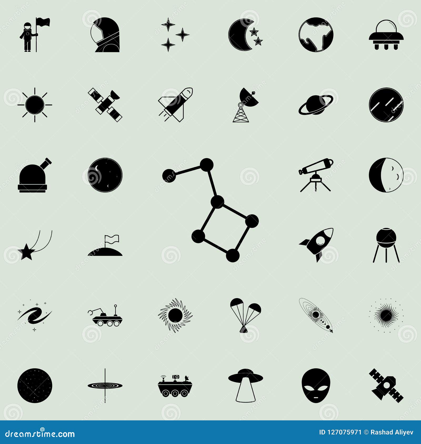 Constellation Icon. Space Icons Universal Set for Web and Mobile Stock ...