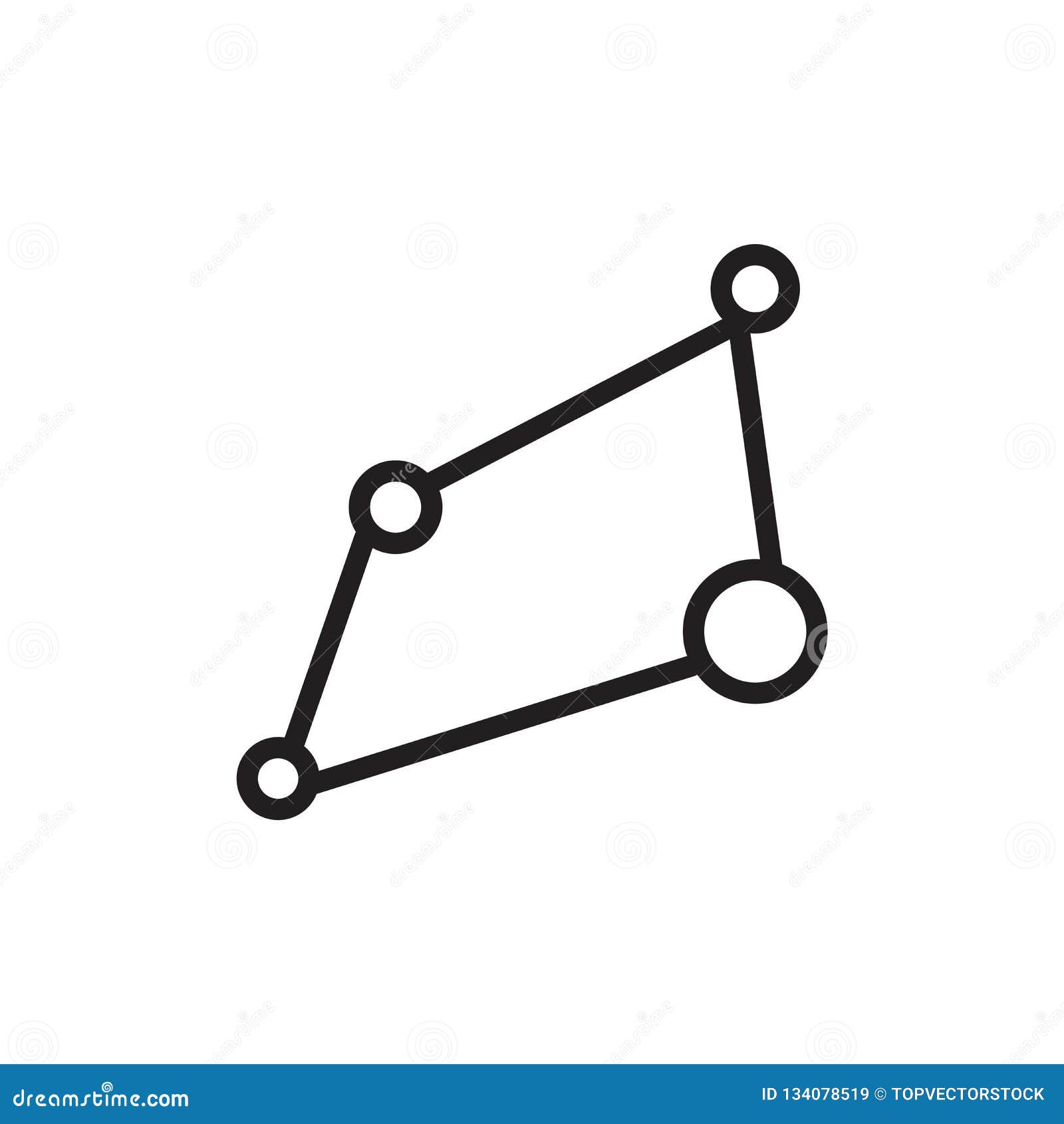 Constellation Icon Vector Isolated on White Background, Constellation ...