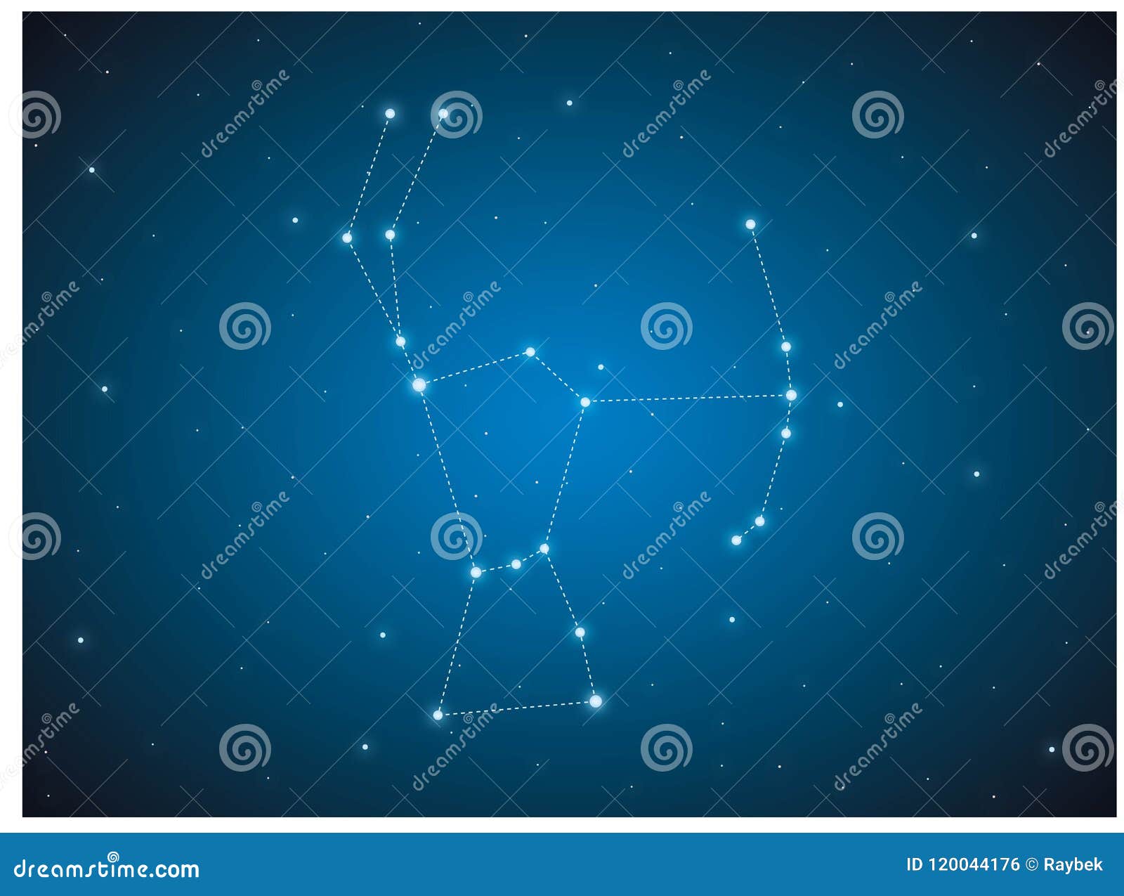 Constellation Orion Stock Image | CartoonDealer.com #44440345