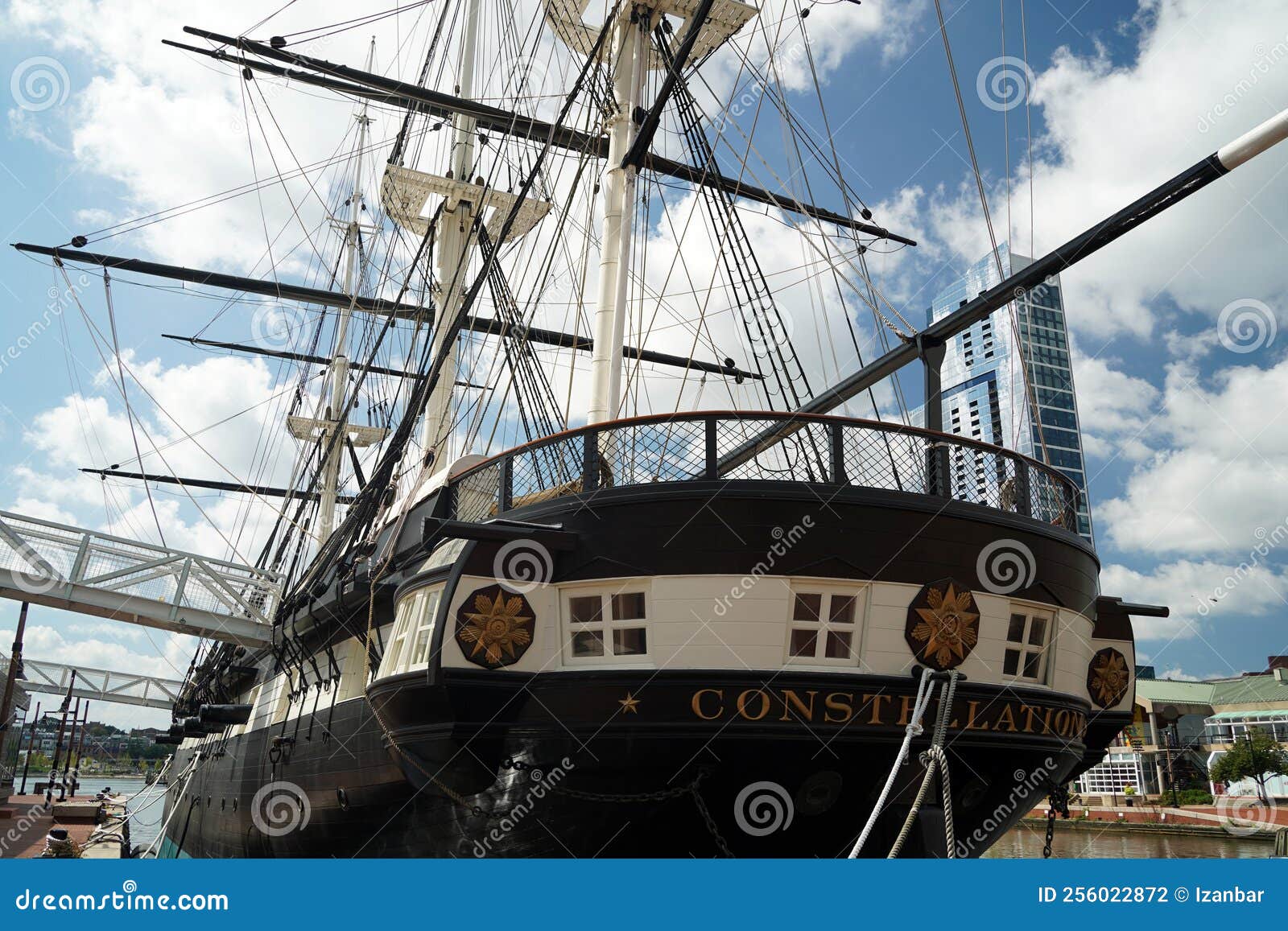Constellation Ship in Baltimore Maryland Editorial Photography - Image ...