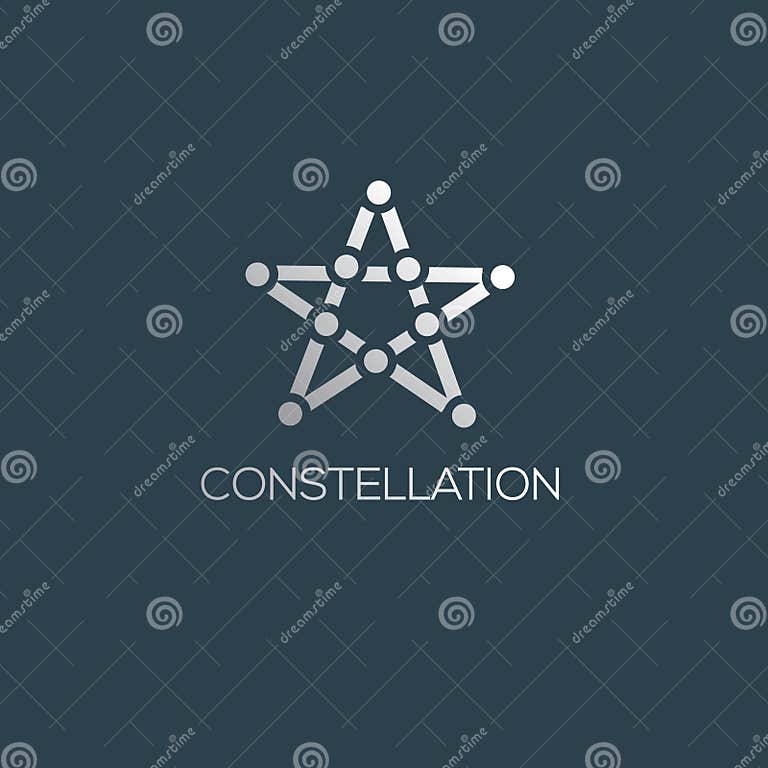 Constellation Vector Logo . Star Vector Logo Stock Vector ...