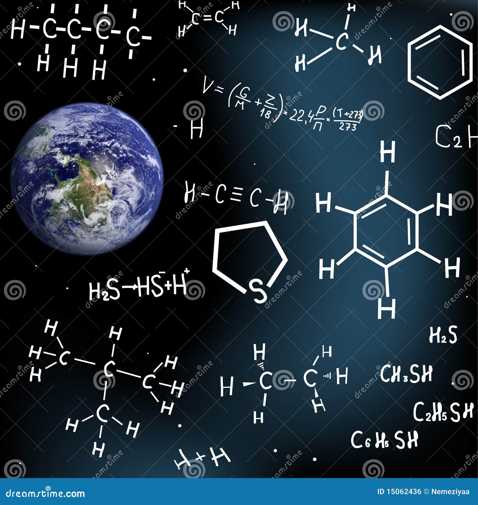 Constellations of Formulas. Stock Illustration - Illustration of cosmos ...