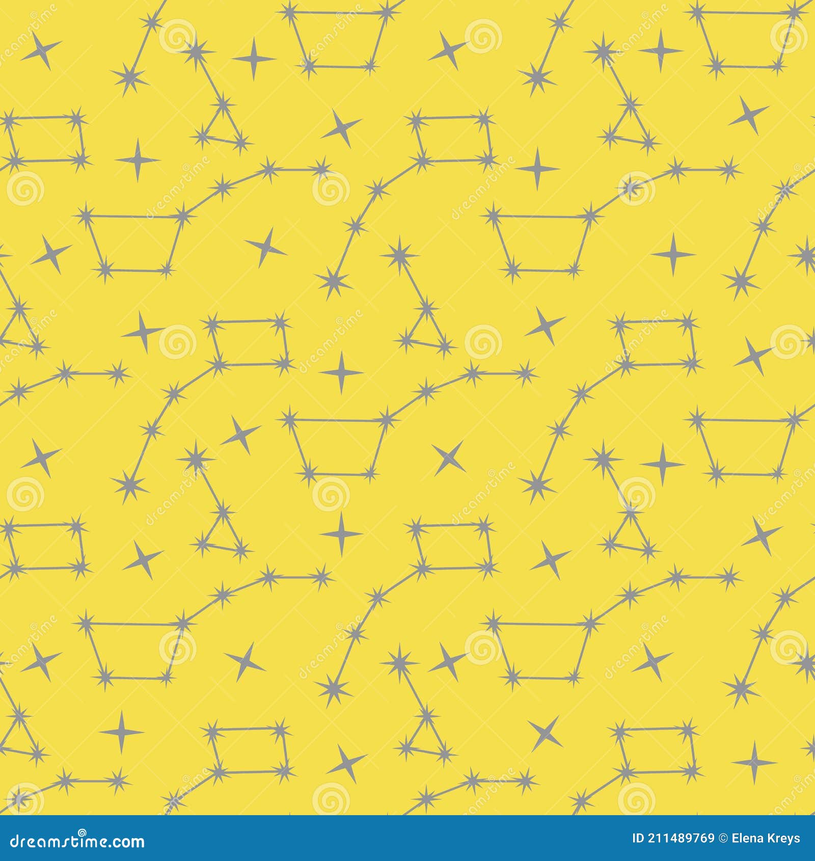 Constellations Pattern Space Astronomy Science Stock Vector ...