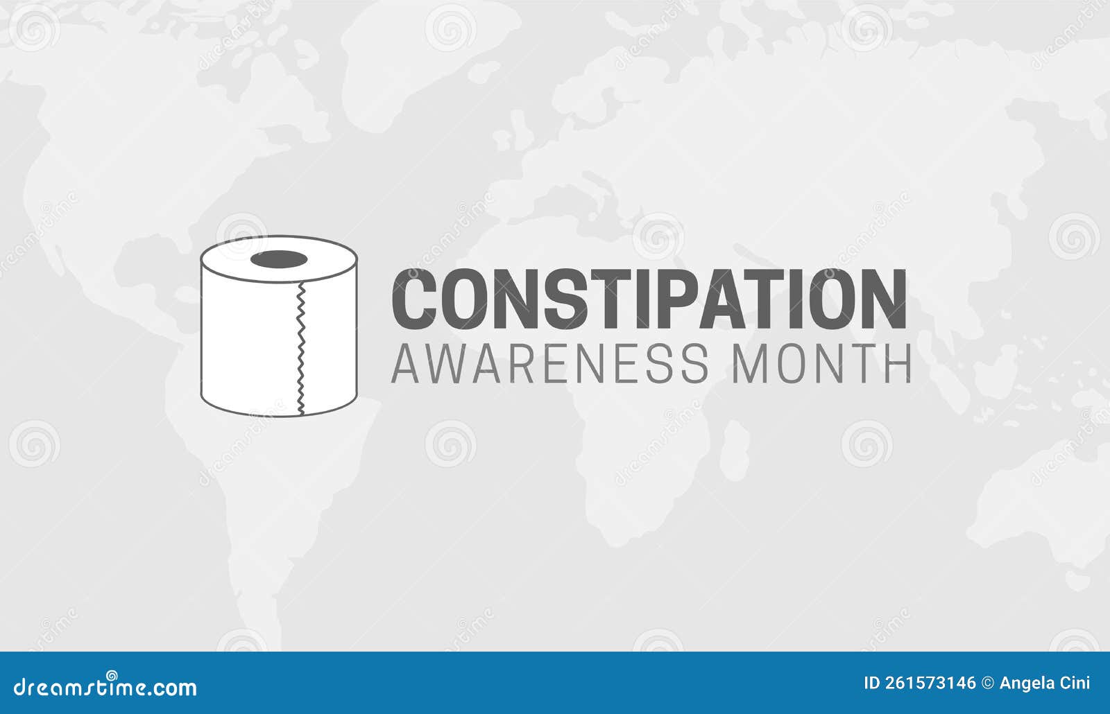 Constipation Awareness Month Background Illustration Stock Vector ...
