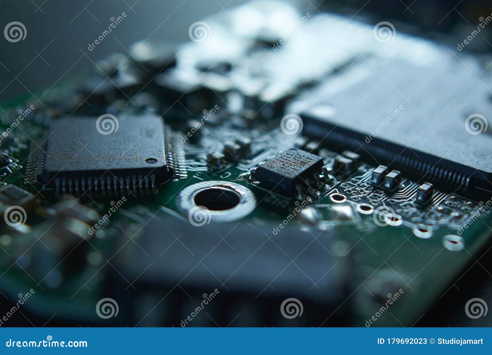 Constituent Elements of the Chip. Stock Image - Image of processor ...